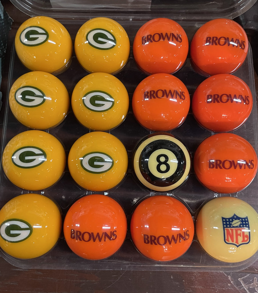 NFL Logo Pool Balls – Bullseyetcnaz
